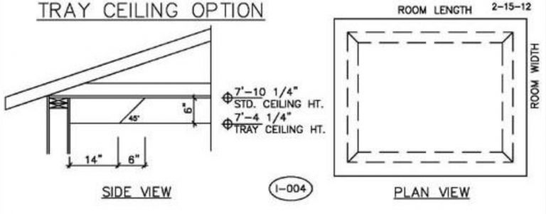 Tray Ceiling | General Housing Corporation