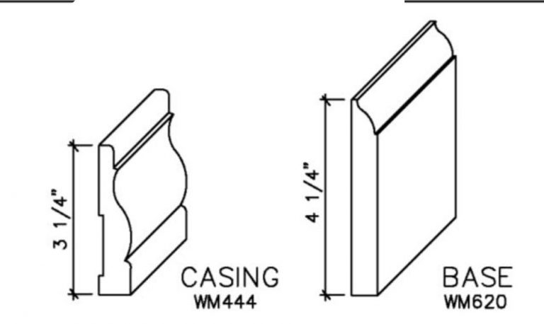 Wide Profile Casing & Base Moldings | General Housing Corporation